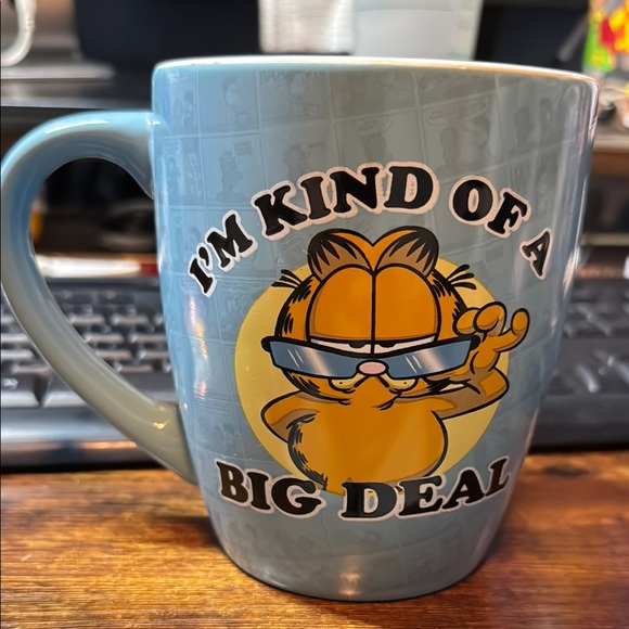 Dining | Garfield New Blue Mug 25 Oz | Poshmark